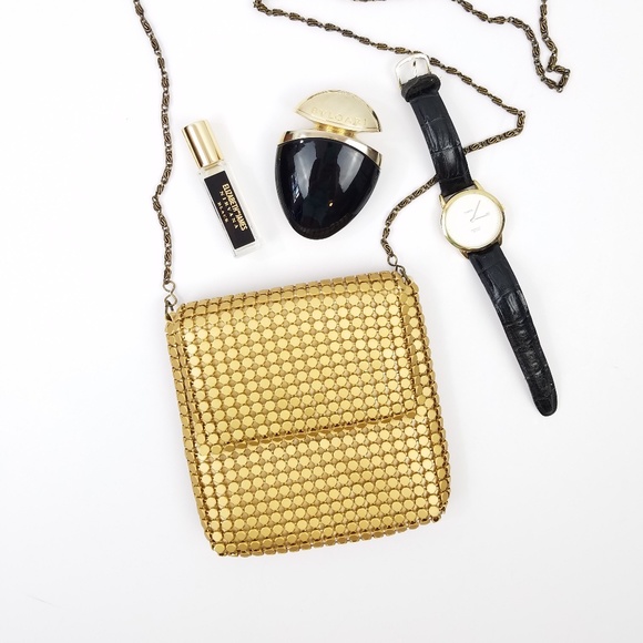 Vintage | Bags | Vintage Gold Metal Mesh Mini Bag | Poshmark